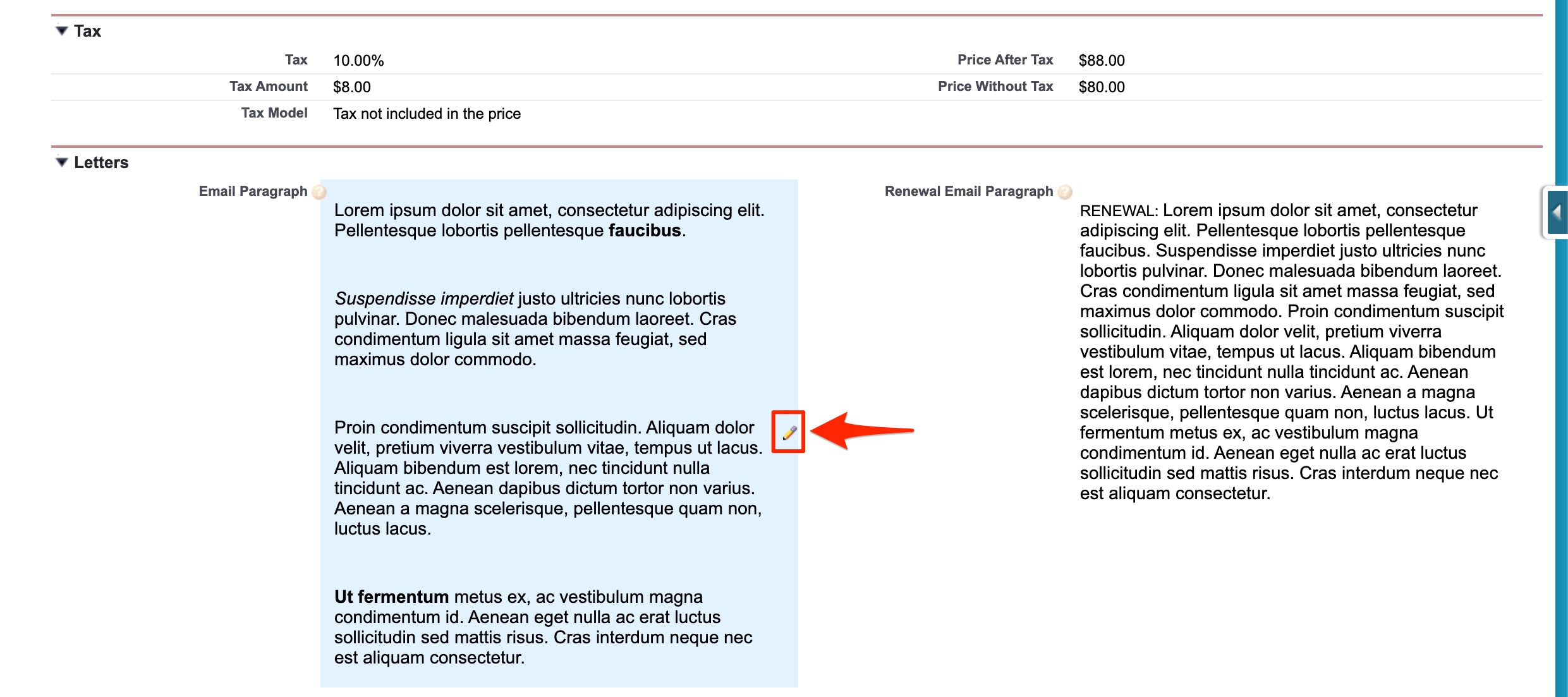 How to edit Rich Text fields for Documents