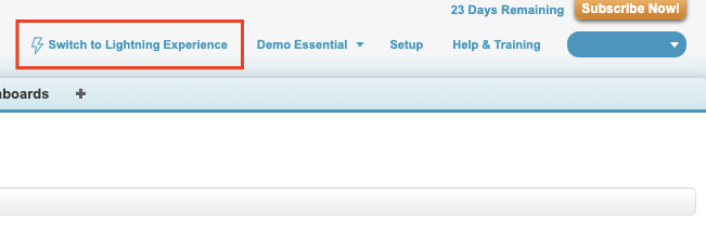 Classic Lightning Interface Switch