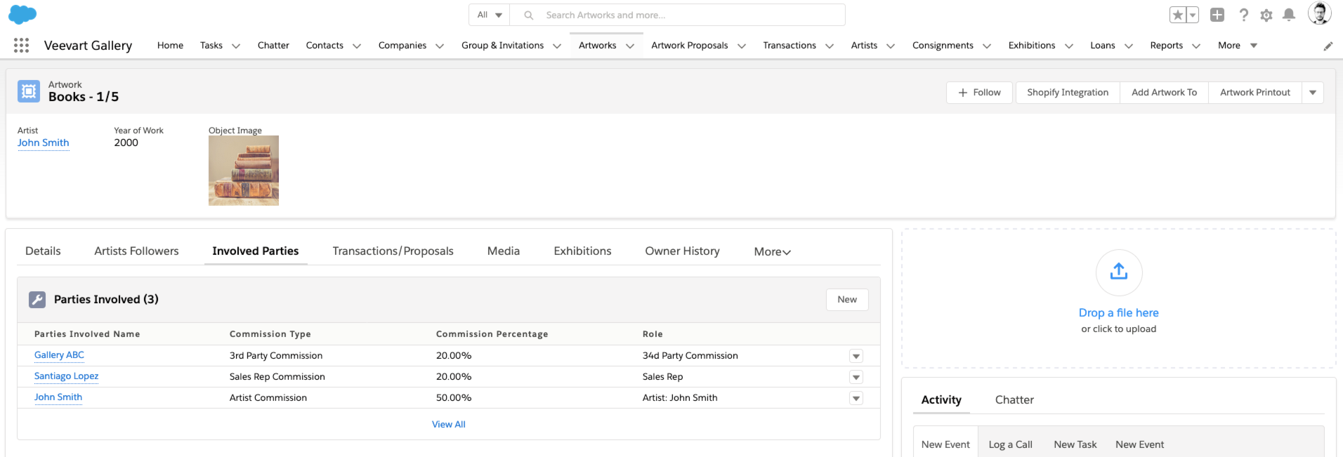 Transaction: Commission Creation Process