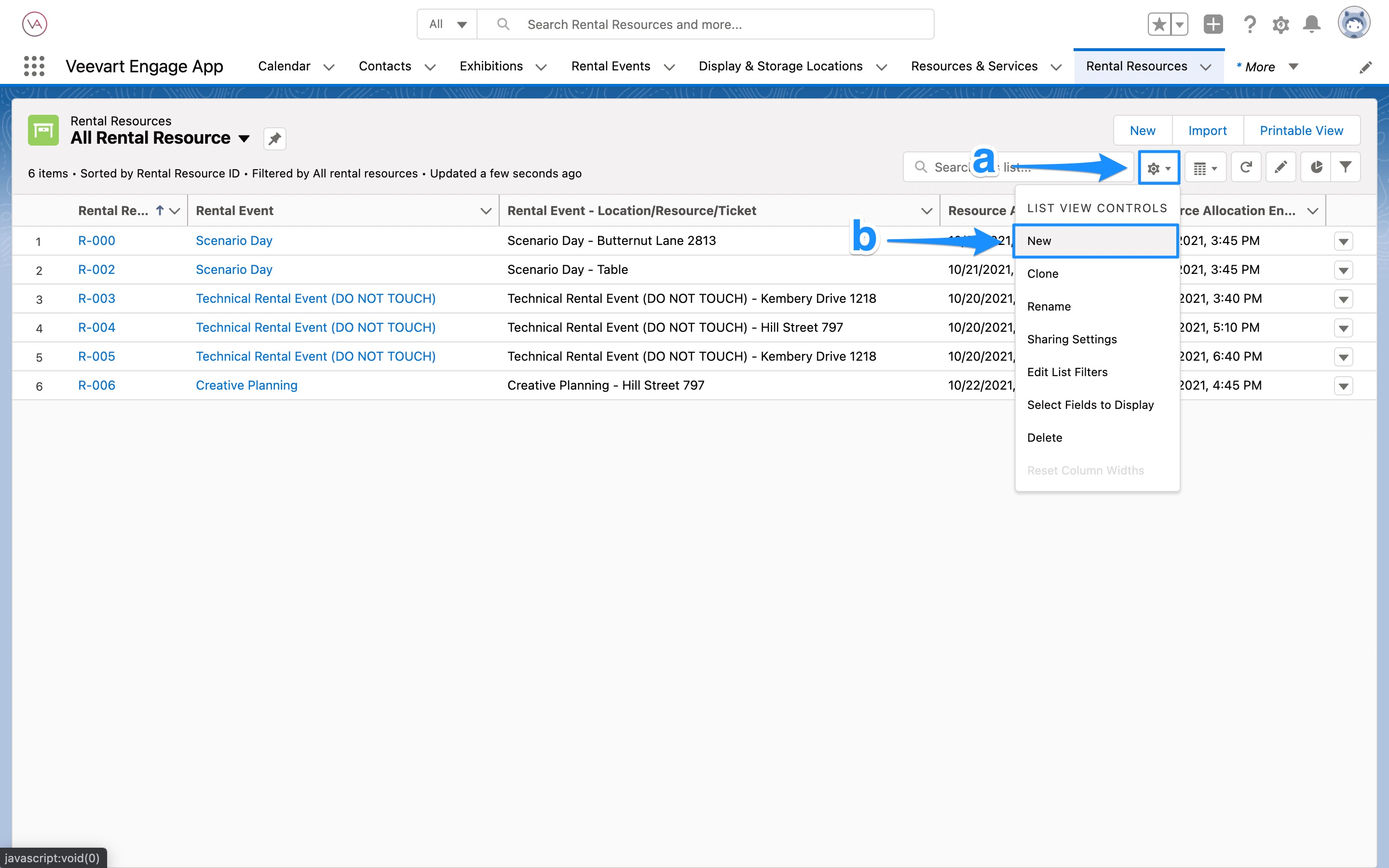 How to create list views in Salesforce
