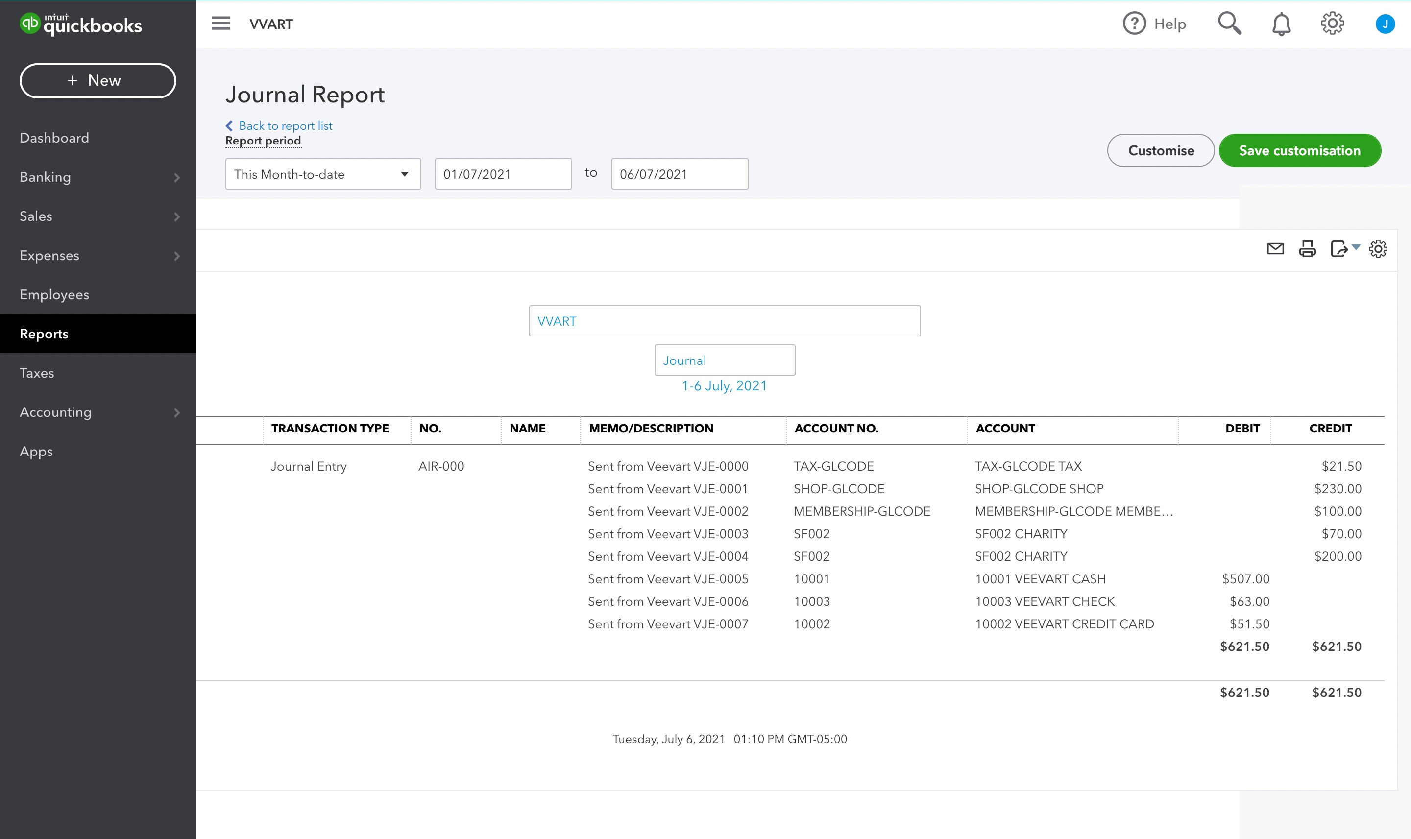 How to Integrate your Transaction Journals to Quickbooks