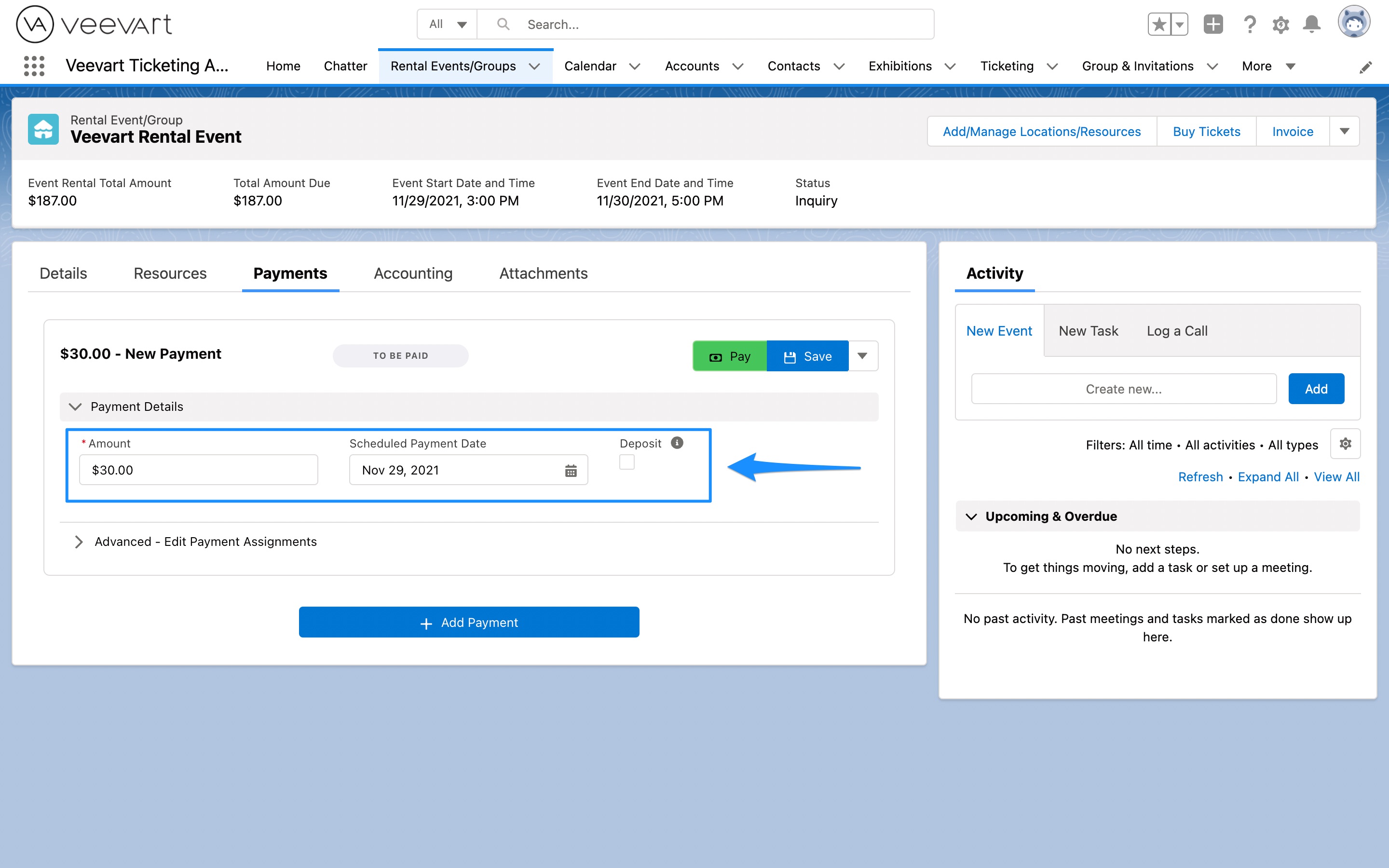 How to use the Rental Payment Wizard