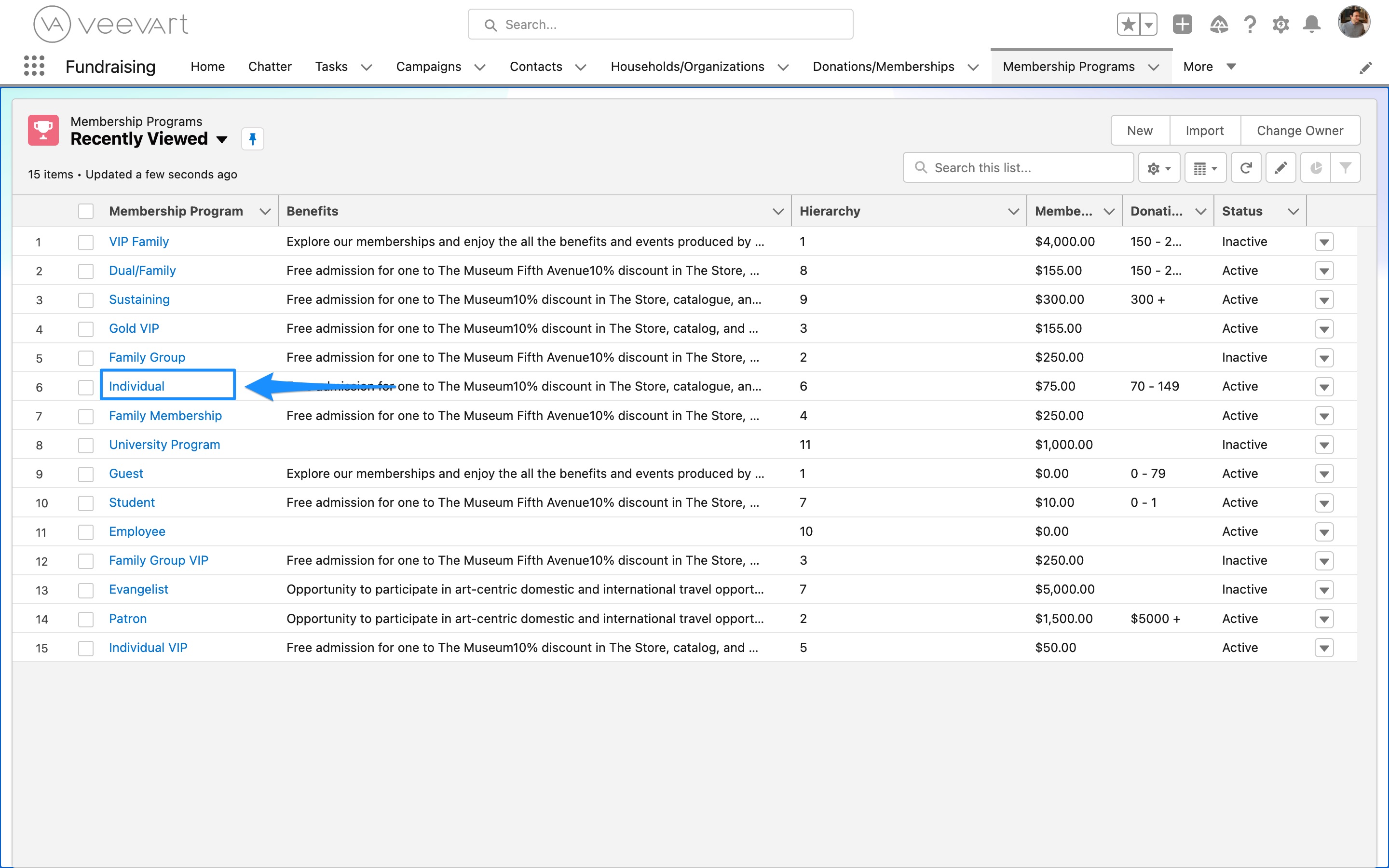 How to set up accounting codes for a Membership Program