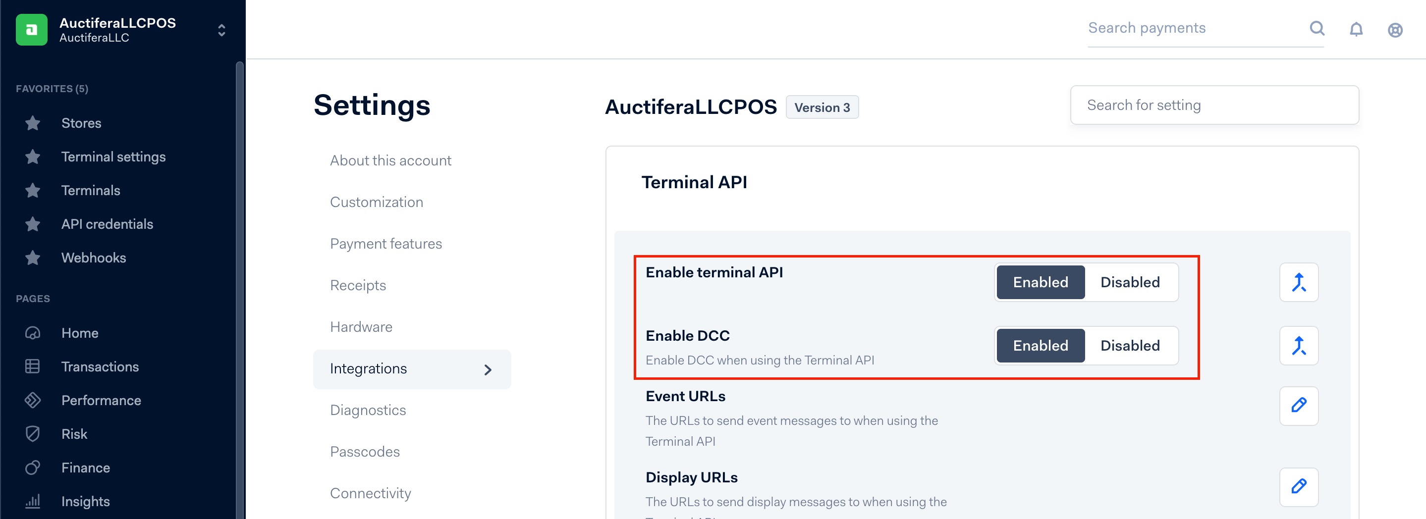 Setting up Adyen in the POS Mobile