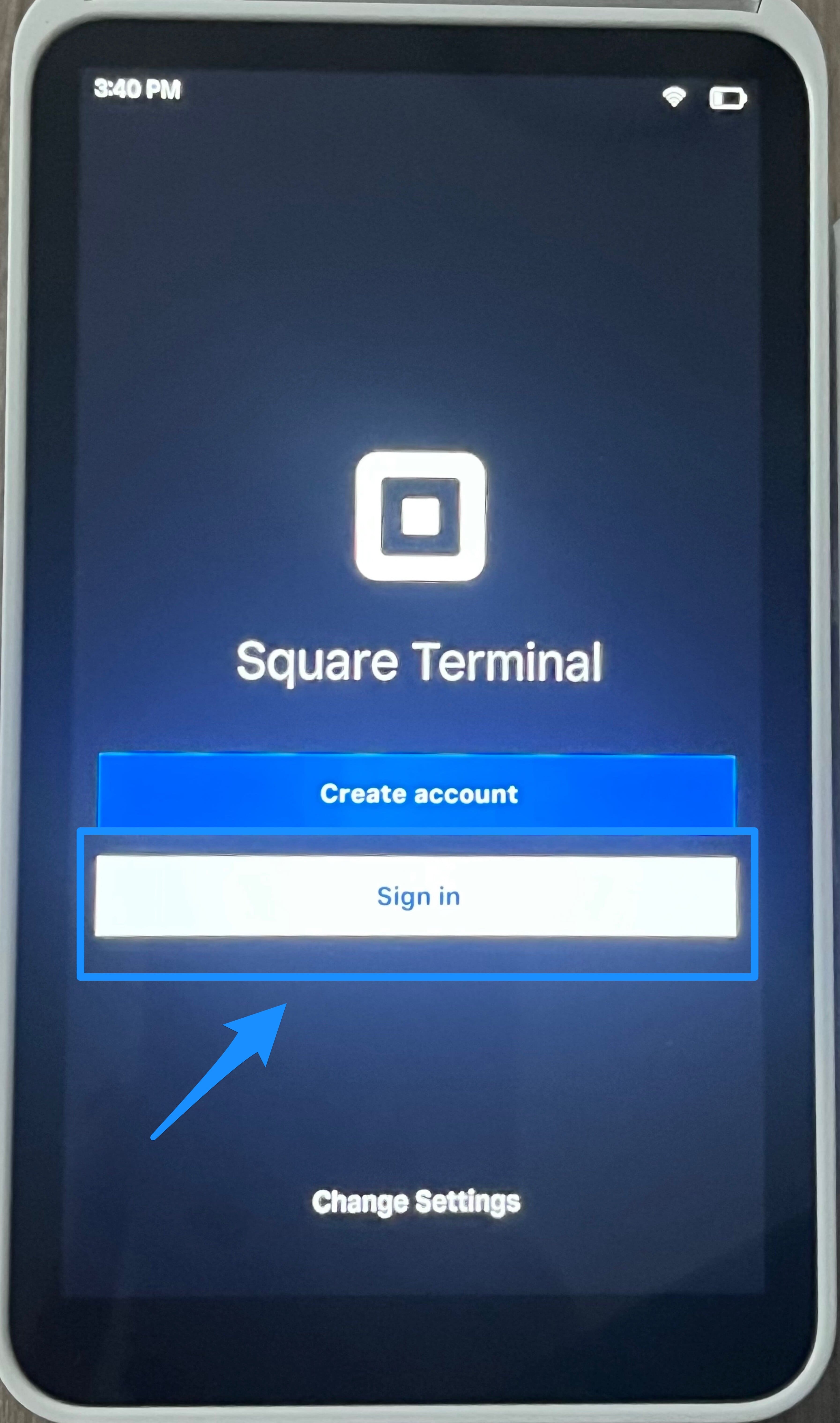 How to set up the Square Terminal