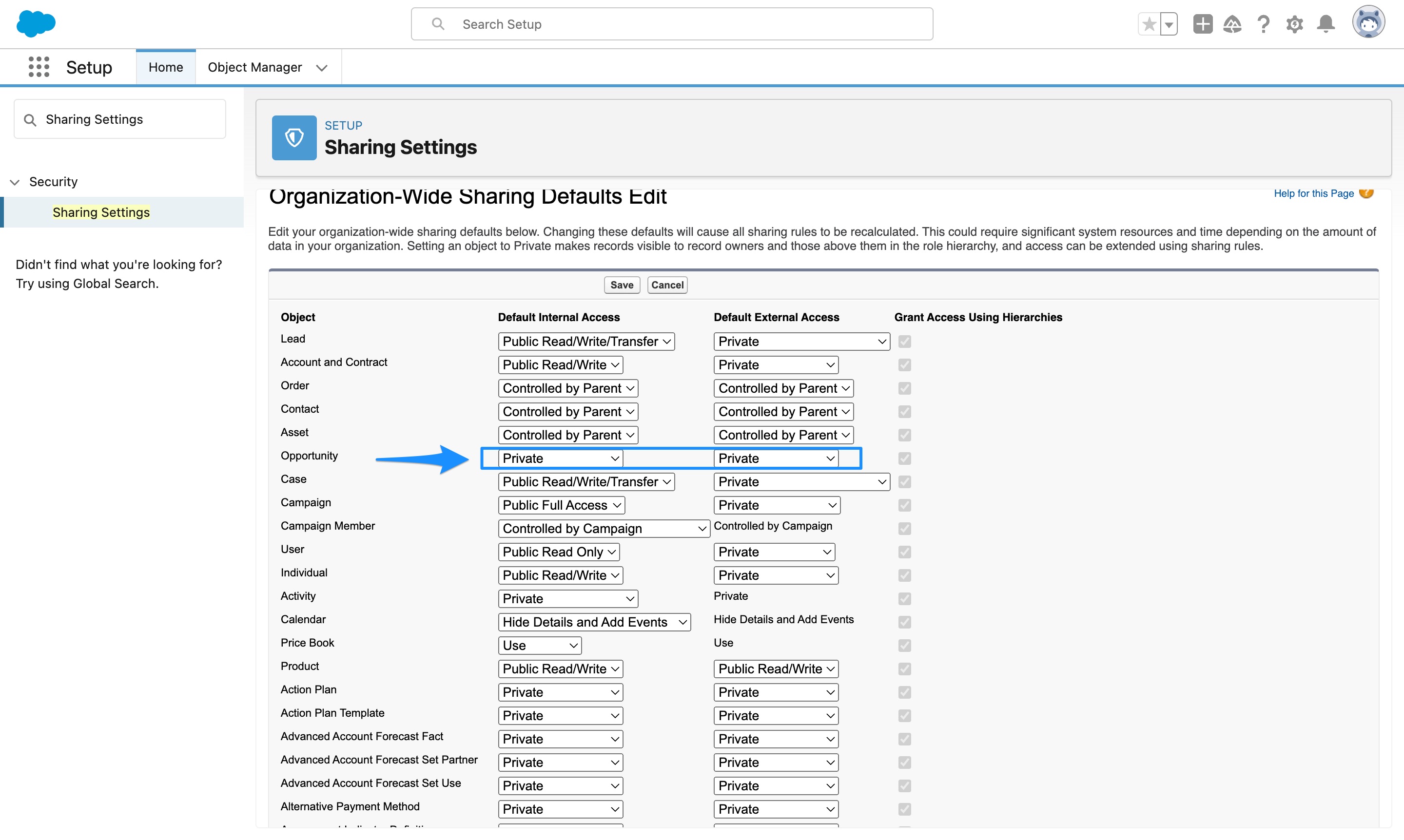 How to Restrict Data Visibility for Specific Users Using Salesforce Sharing Rules