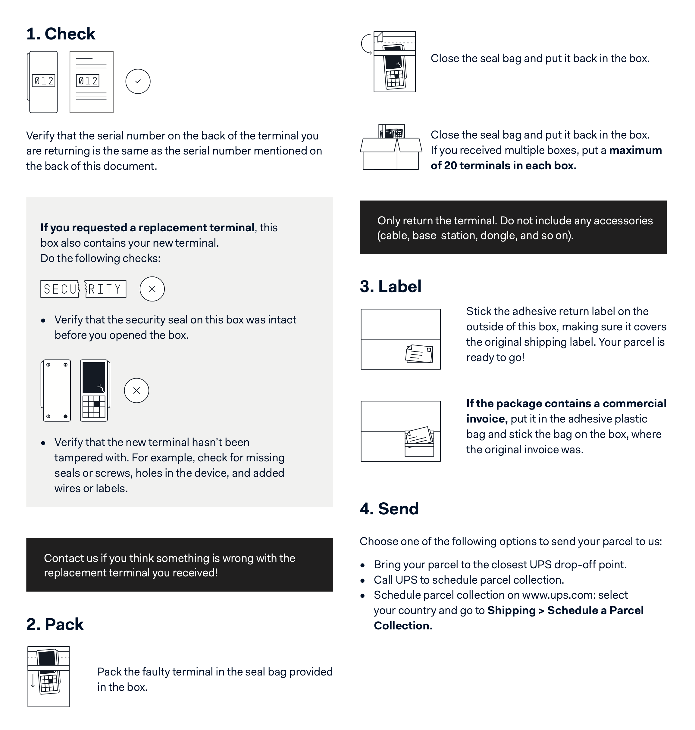 Adyen Platform: Returning or Replacing Devices