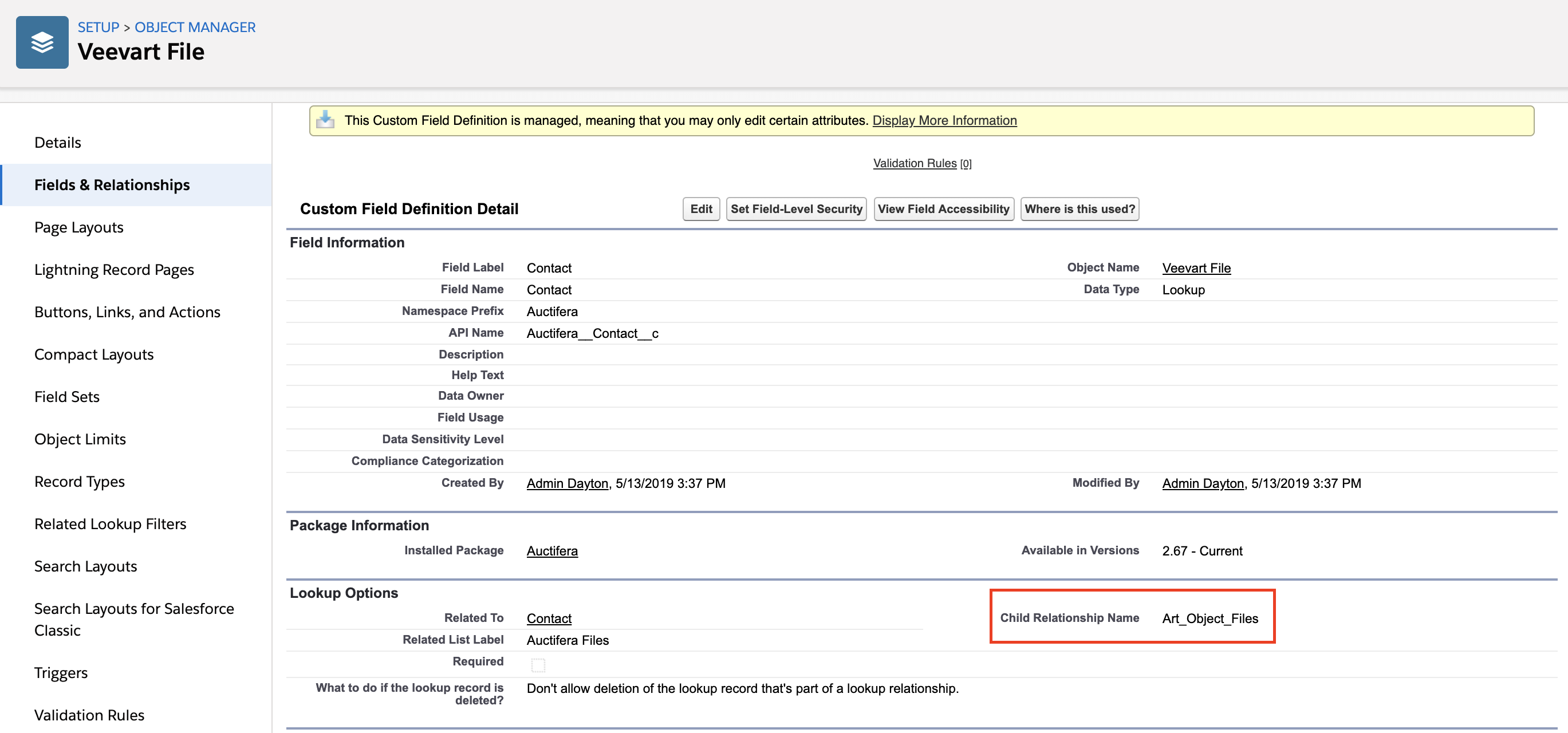 How to create a new File Relationship